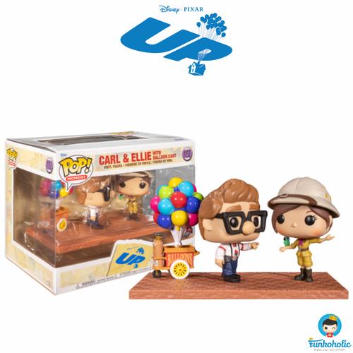 Promo Funko POP! Disney Up - Carl & Ellie with Balloon Cart [Exclusive ...