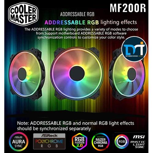Jual Cooler Master Masterfan MF200R ARGB - 200mm Fan Case - Jakarta ...