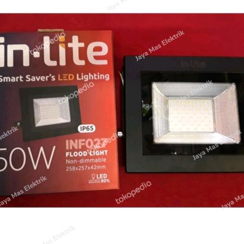 Jual LAMPU SOROT LED INLITE IN-LITE 50W 50 W 50 WATT FLOODLIGHT INF027 ...