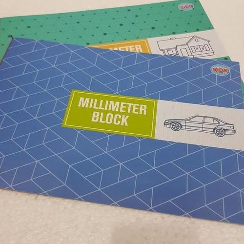 Jual New Milimeter Block Ukuran A4 Buku Blok Graph Paper Pad - A3 ...
