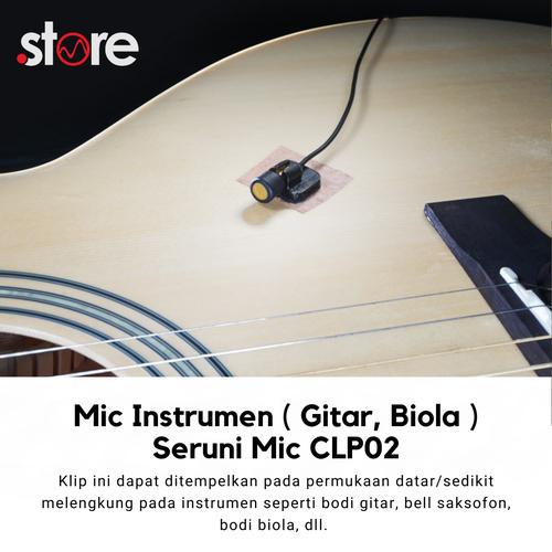 Jual Mic Instrumen Seruni Microphone CLP02 - Biola, Gitar, Violin ...