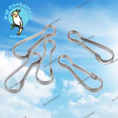 Jual Snap Hook Stainless Pengait Rantai Cantolan Mainan dan Kunci ...