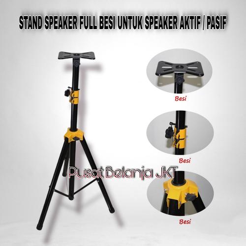Jual STAND SPEAKER UNISERVAL AKTIF PASIF FULL BESI / TRIPOD SPEAKER ...