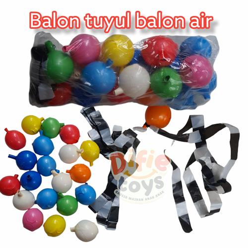 Jual 20 pcs balon lempar balon tali balon lompat jadul balon tuyul ...