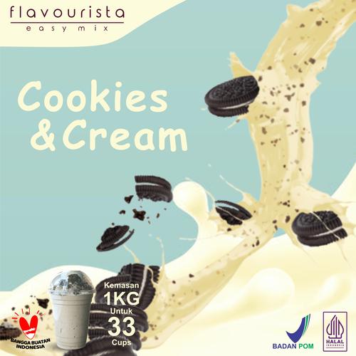 Jual Bubuk Minuman Flavourista Easy Mix - Rasa Cookies & Cream ...