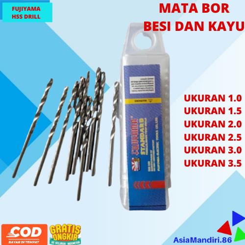 Jual Mata Bor Besi Kayu ukuran 1mm 1.5mm 2mm 2.5mm 3mm 3.5mm - UKURAN 1 ...