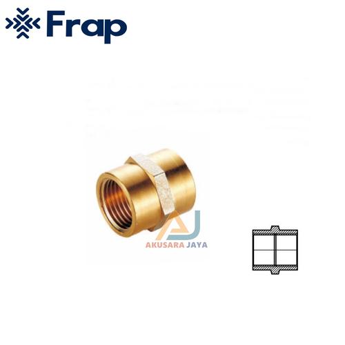 Jual FEMALE SOCKET 1/2"FX1/2"F / Sock Drat Dalam KUNINGAN FRAP 1/2"FX1 ...
