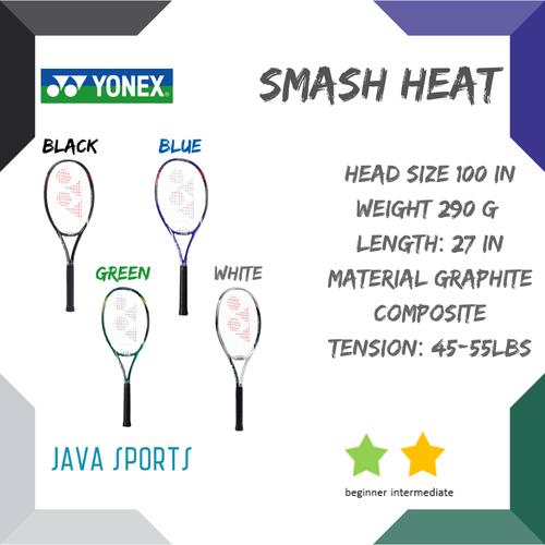 Jual Raket Tenis Yonex Smash Heat | Beginner-Medium | 290g | 100 in² ...