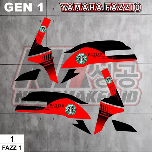 Jual FAZZ 1 DECAL STICKER YAMAHA FAZZIO STRARBUCK STIKER STRIPPING ...