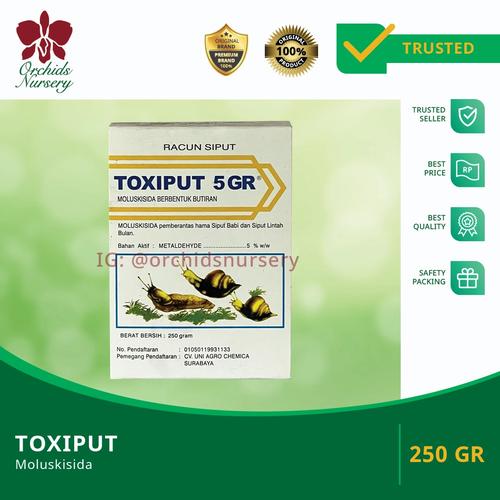 Jual Obat Pertanian Pembunuh Siput Moluskisida TOXIPUT 5 Gr - 250gram ...