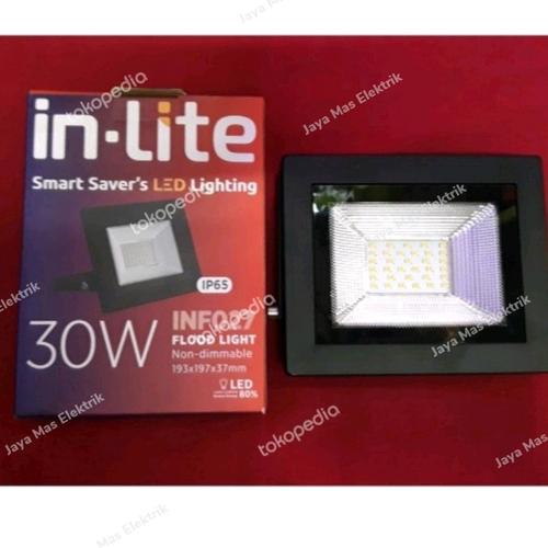Jual LAMPU SOROT LED INLITE IN-LITE 30W 30 W 30 WATT FLOODLIGHT INF027 - Putih - Jakarta Pusat ...