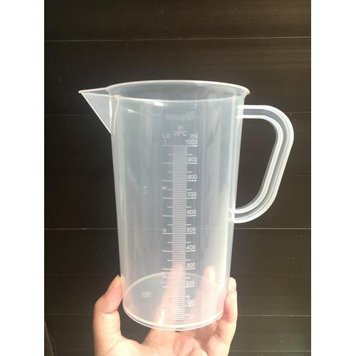 Jual Graduated Pitcher PP 1000ml Transparent Teko Ukur Laboratory 1L ...