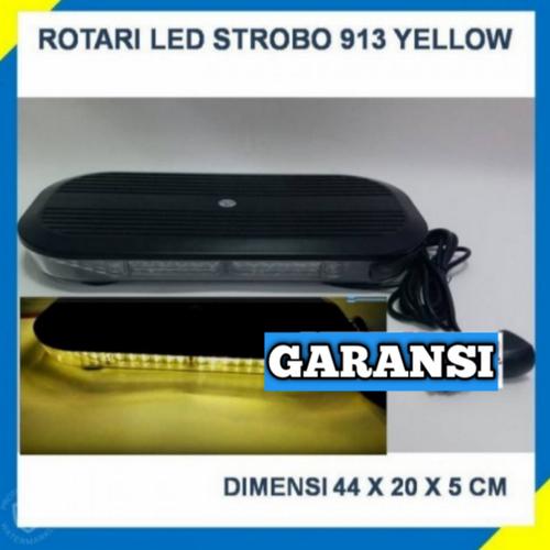 Jual LAMPU STROBO ROTARY LED MOBIL TRUK TRUCK ROTARI 913 YELLOW A90 ...