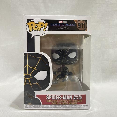 Jual FUNKOPOP FUNKO POP MARVEL 911 SPIDERMAN BLACK GOLD SUIT FUNKO ...