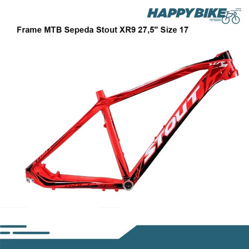 Promo STOUT Frame MTB Sepeda XR9 27,5" Size 17 Alloy Stainless Rangka ...