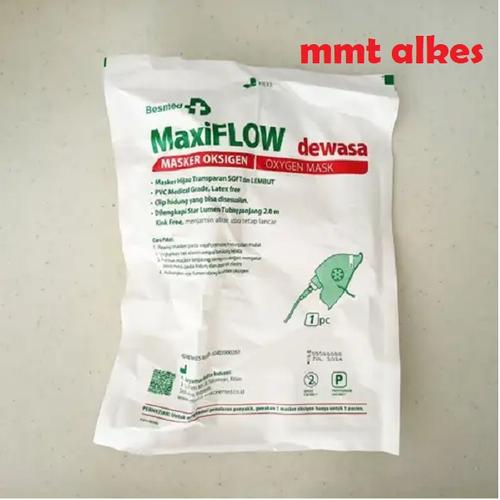 Jual Maxiflow Masker Oksigen Simple Face Mask Oxygen Mask - Jakarta ...