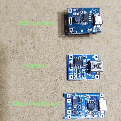 Jual Modul Charger Baterai 3.7v 18650 - USB dan Micro - Kota Pontianak ...