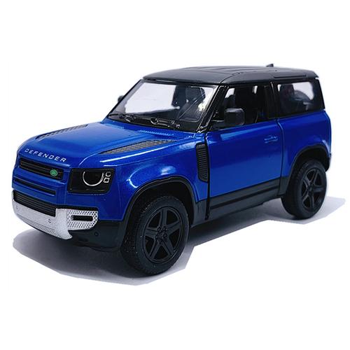 Jual Kinsmart Land Rover Defender 90, Biru Metalic, Skala 1:36 ...