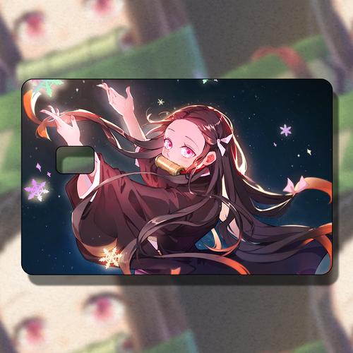 Jual NEZUKO DEMON SLAYER Hologram Skin / Sticker kartu ATM KIMETSU NO ...