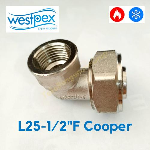 Jual Keni Sambung WESTPEX L25x 1/2” F Cooper / Sambungan air panas ...
