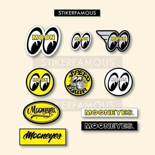 Jual STICKER PACK VINYL Mooneyes 1 pack (10 pcs) - Kota Bekasi - Stiker ...