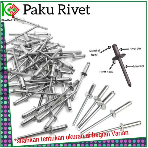 Jual paku rivet paku keling paku baut paku sambung besi paku rivet ...