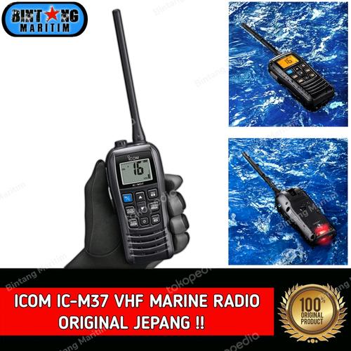 Jual ICOM IC-M37 IC M37 VHF MARINE TWO WAY RADIO ORI JEPANG GARANSI 1 ...