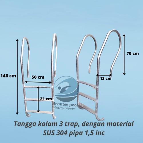 Jual Tangga kolam renang 3 trap ukuran 1,5 inc - Kota Tangerang ...