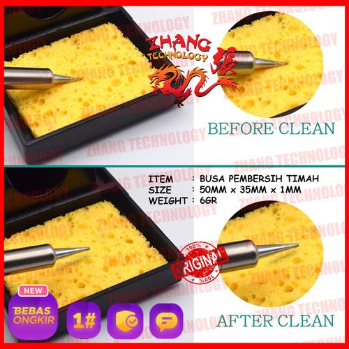 Jual PEMBERSIH MATA SOLDER BUSA SPON CLEANER KOTORAN TIMAH 5x3.5CM 10MM ...
