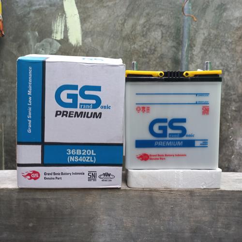Jual AKI/BATTERY GS GRAND SONIC NS 40ZL 36B20L - Kota Medan - Hasibuan ...
