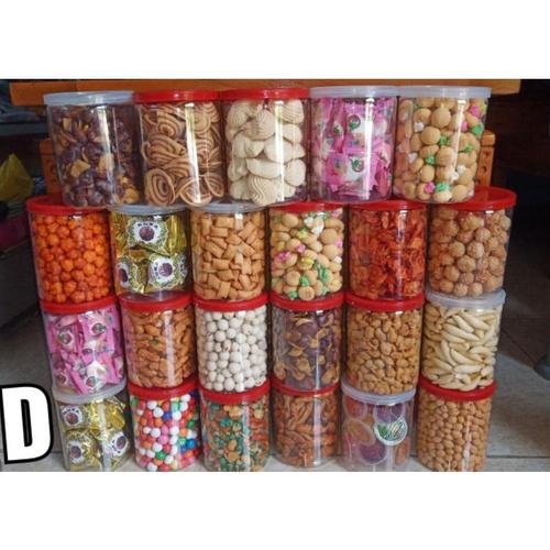 Jual aneka jajan lebaran kemasan toples 500ml - Pilus, Box 500ml kotak ...