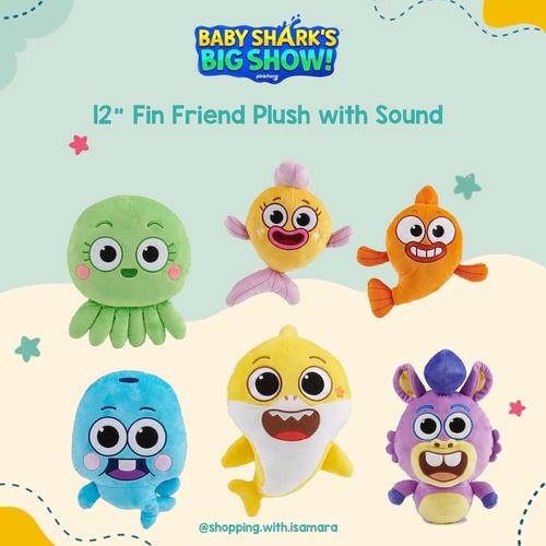 Jual Pinkfong Baby Shark 12" Fin Friend Plush with Sound / Boneka Musik ...