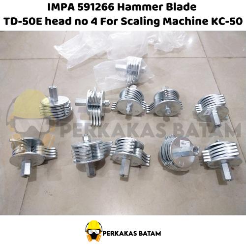 Jual IMPA 591266 Hammer Blade TD-50E head no 4 For Scaling Machine KC ...