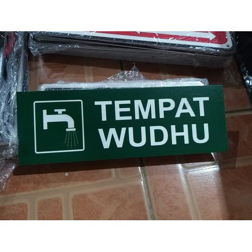 Jual Sign Tempat Wudhu 24x8 Sign Board Akrilik UV Print - Jakarta Barat ...