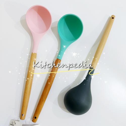 Promo Centong Sayur Silikon Sendok Sup Sodet Sop Serokan Sutil Masak ...