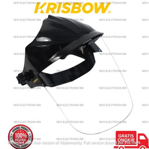 Jual Helm Pelindung Wajah KRISBOW FACE SHIELD HEAD GR CLEAR VISOR ...