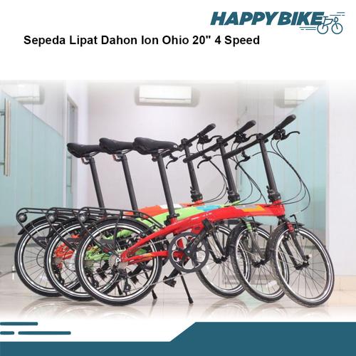 Promo DAHON ION Sepeda Ohio 9 Speed 20" Alloy Folding Bike - Orange ...