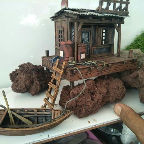 Jual Miniatur PVC handmade rumah nelayan - Kab. Kediri ...