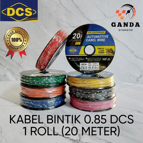 Jual KABEL BINTIK 0,85 MM x 20 M DCS SERABUT TEMBAGA UNTUK MOBIL ...