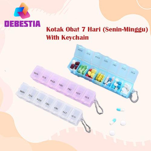 Jual Kotak Obat Harian 7 Grid / Tempat Obat 1 Minggu / Kotak Perhiasan ...