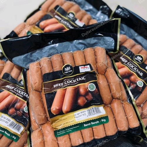 Jual SOSIS DAGING SAPI BEEF COCKTAIL SAUSAGES AROMA (M2) 5 CM - Kota ...