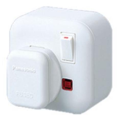 Jual PANASONIC WBJ1214W-3K Stop Kontak Outbow AC + Steker AC - Jakarta ...