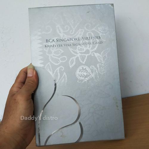 Jual Box Packaging BCA Singapore Airlines KrisFlyer Visa Signature Card ...