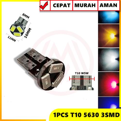 Jual LAMPU LED T10 5630 3 MATA TITIK LED 5630 LAMPU SIGN SEIN SPEEDO ...