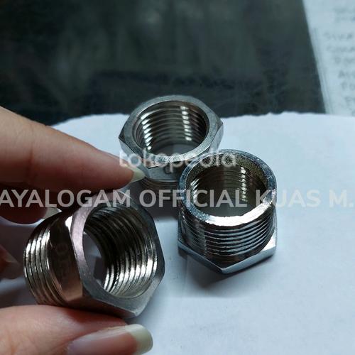 Jual verloop ring nepel besi sok luar dalam 1/2" x 3/4" fitting kran ...