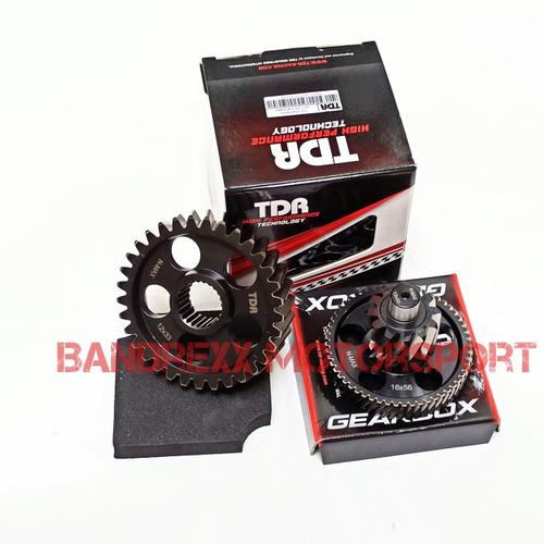 Jual Gear Ratio-Gear Box Set TDR Racing For Aerox Connected-All New ...