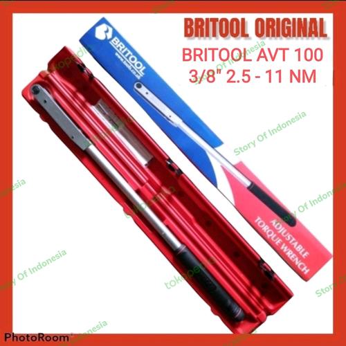 Jual BRITOOL AVT 100 KUNCI MOMENT / TORSI 3/8" AVT100A AVT100 2.5 - 11 ...