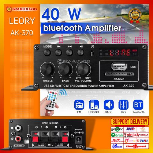 Jual Car Power Amplifier Bluetooth Mini HiFi Audio Mobil 12v Original ...