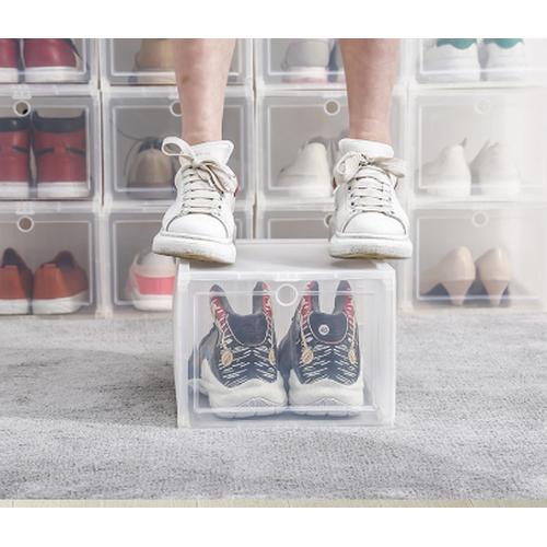 Jual kotak sepatu - kotak sepatu lipat - kotak sepatu xl - Biru Muda L ...