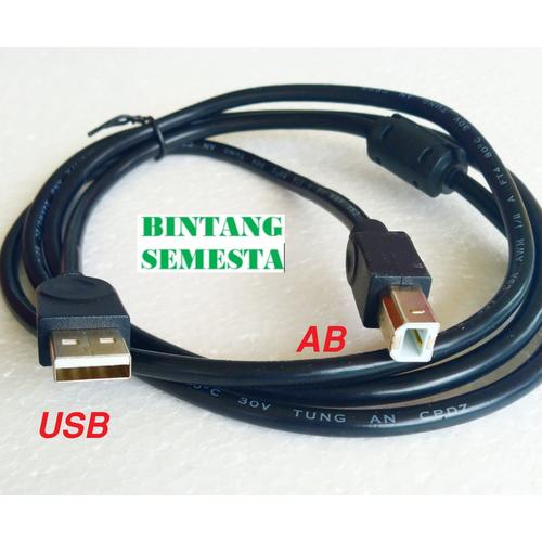 Jual kabel data arduino USB tipe A to USB tipe B 1.5m - Kab. Bekasi ...